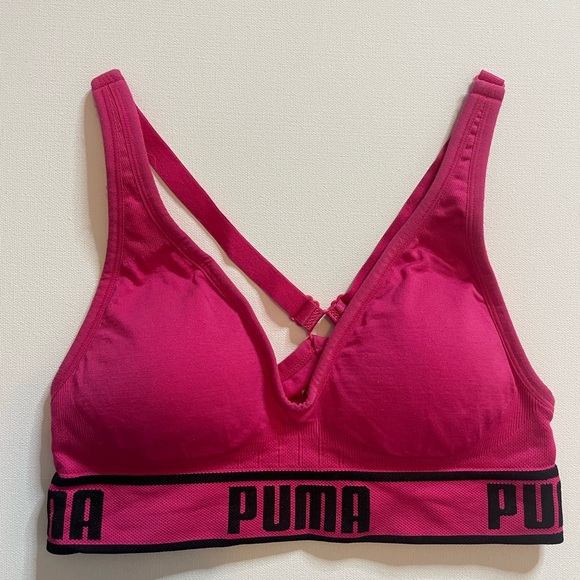 Puma | Tops | Puma Plunge Sports Bra | Poshmark